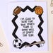 Funny Sports Card Sports Lover Greeting Card Athlete Card - Etsy