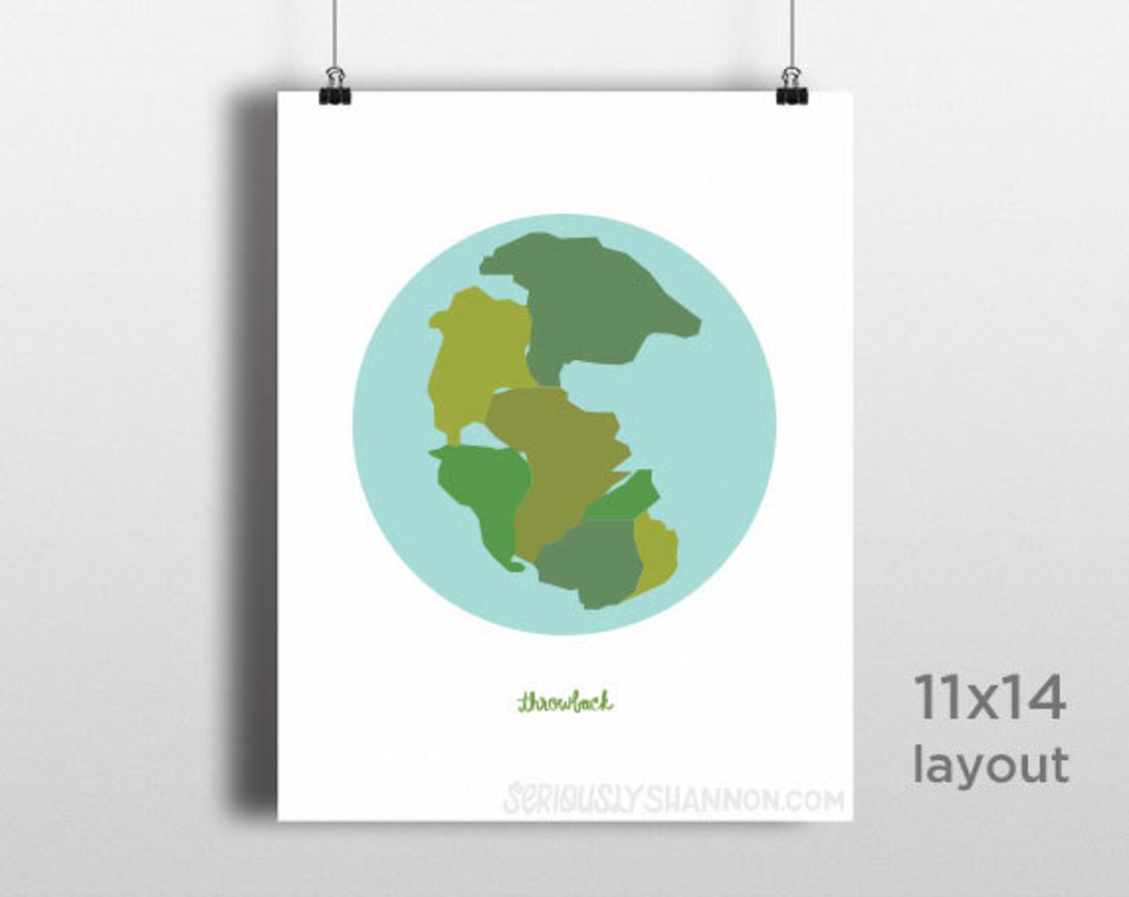 Pangaea Print Science Art Science Sign Science Poster - Etsy