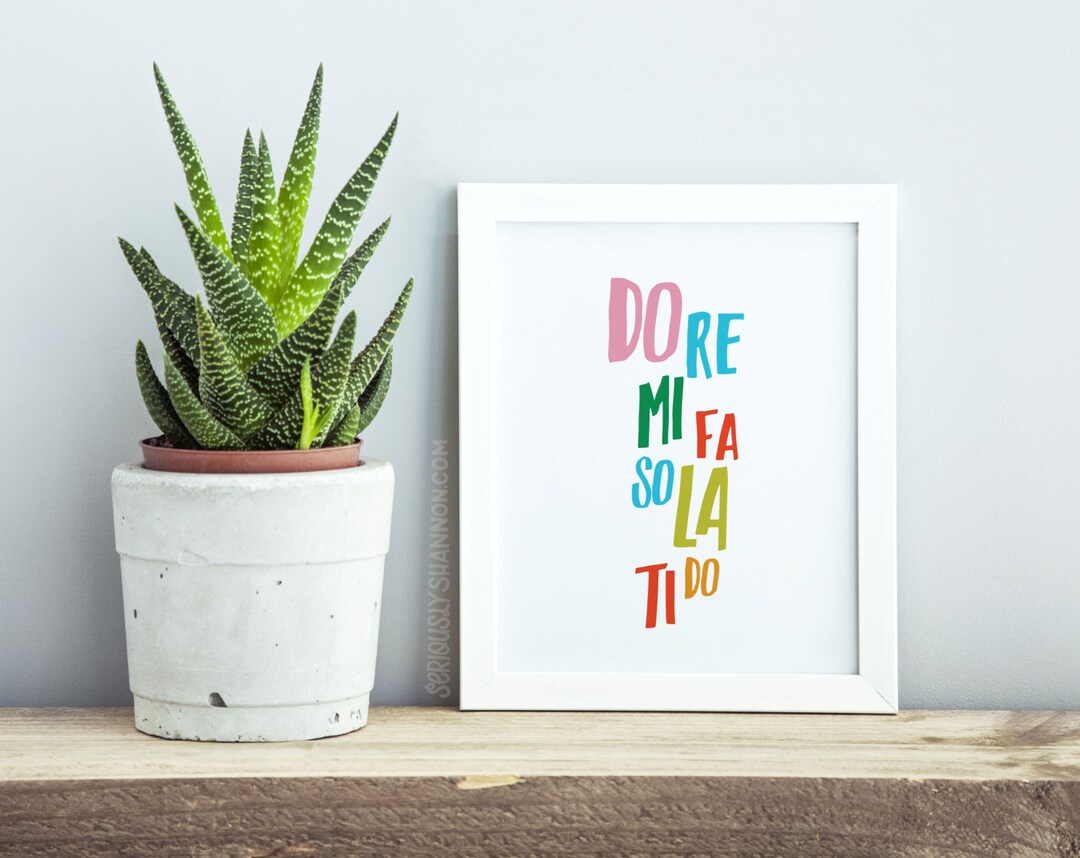 The Sound of Music Print Music Lover Art Nursery Wall Art - Etsy