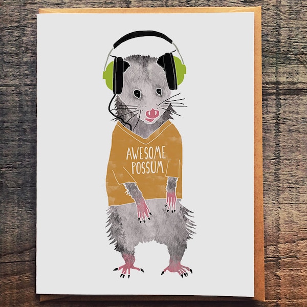 Awesome Possum - Etsy