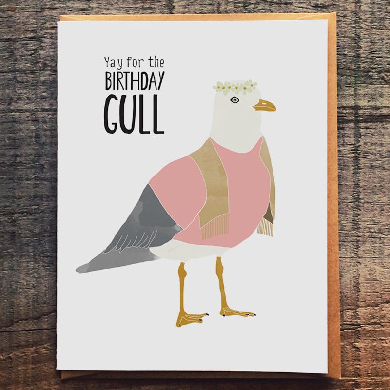 Bird Pun Greeting Cards - Etsy