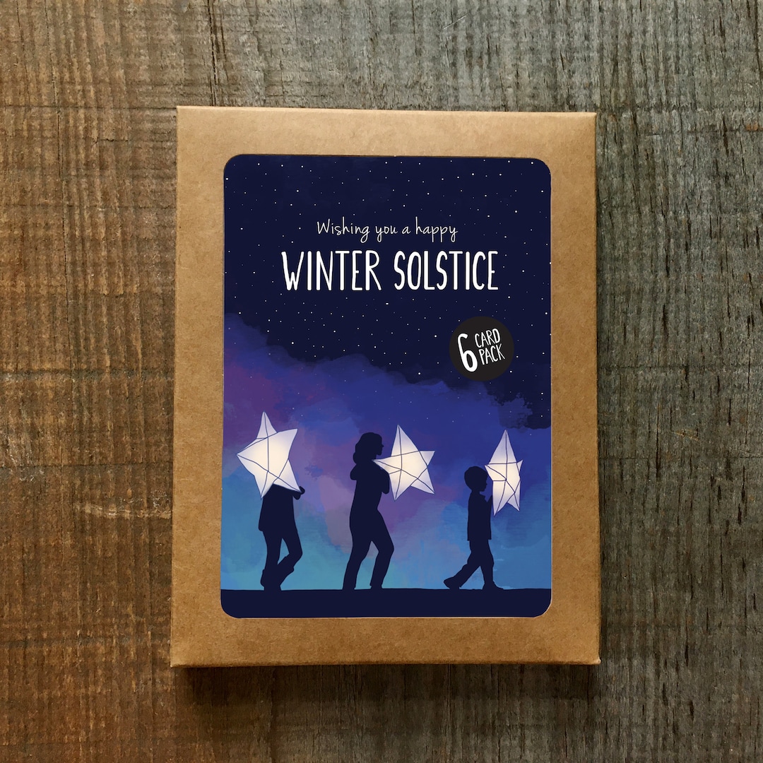 Wishing Your A Happy Winter Solstice - Seasonal Greeting Cards - Boxed ...