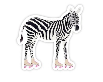 Zebra Sticker | Etsy