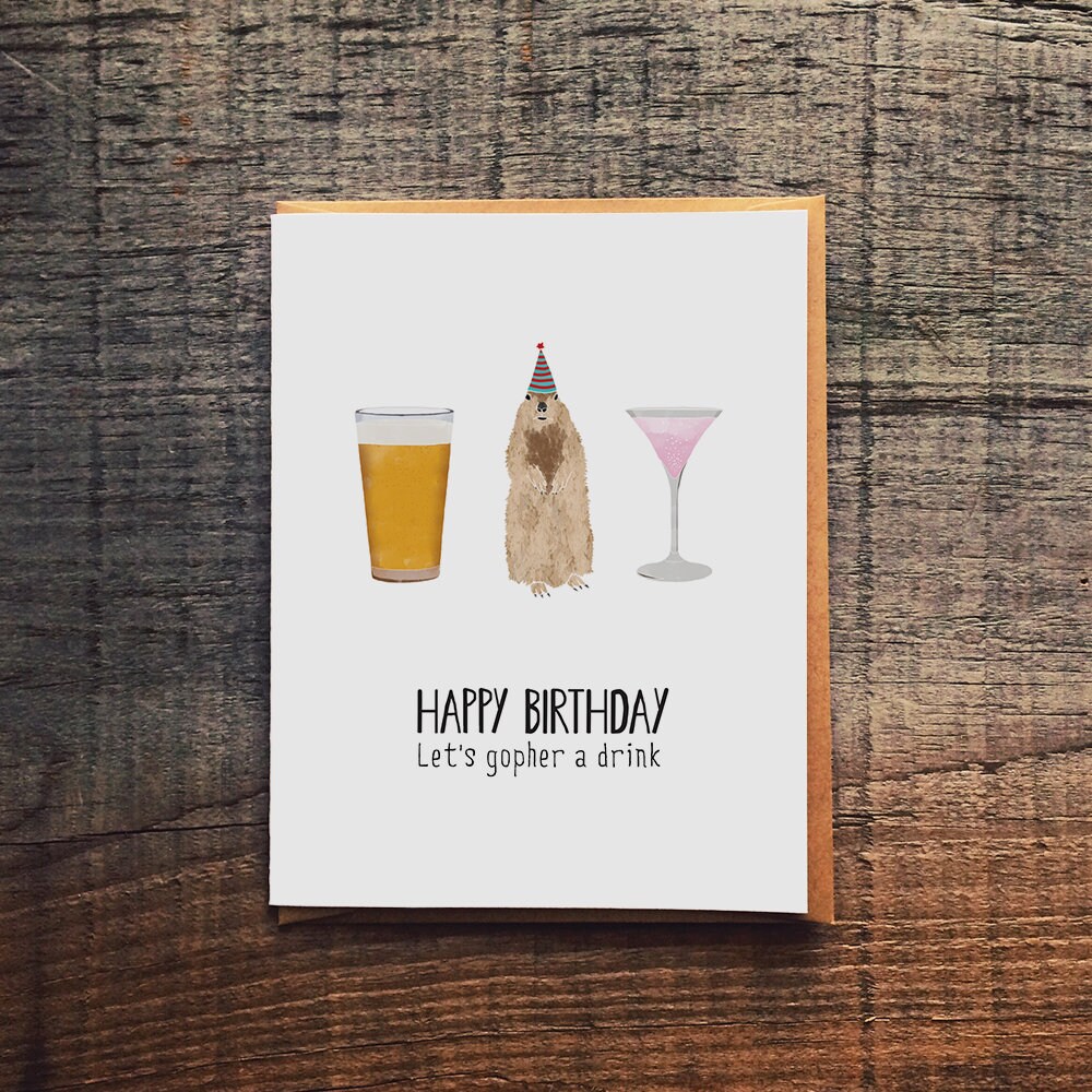 Happy Buff Day Buffalo Happy Birthday Card - Etsy