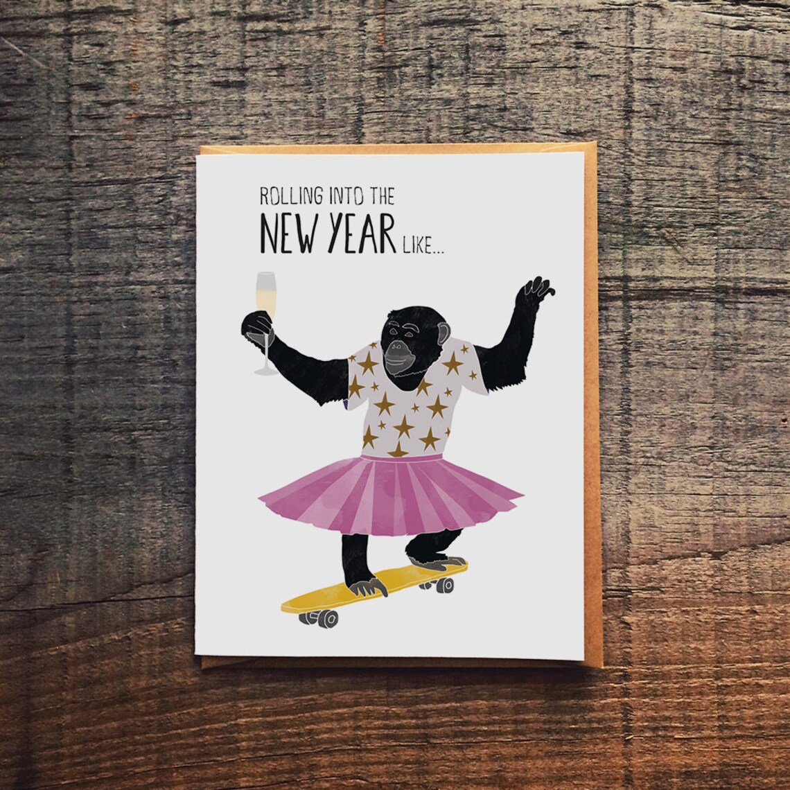 New Year 2021 Card, Funny New Year Card Pack, Covid New Year's Card ...
