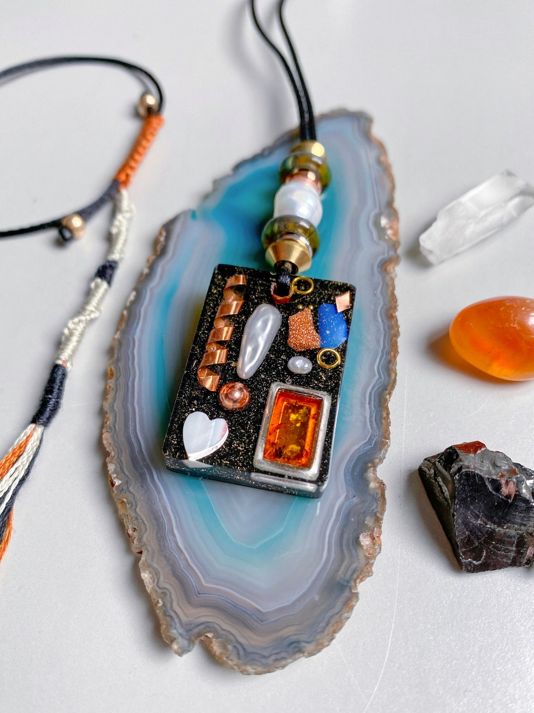 I Am Beginning Orgonite EMF Shield Amulet | Biomagnetic Field Clearing ...