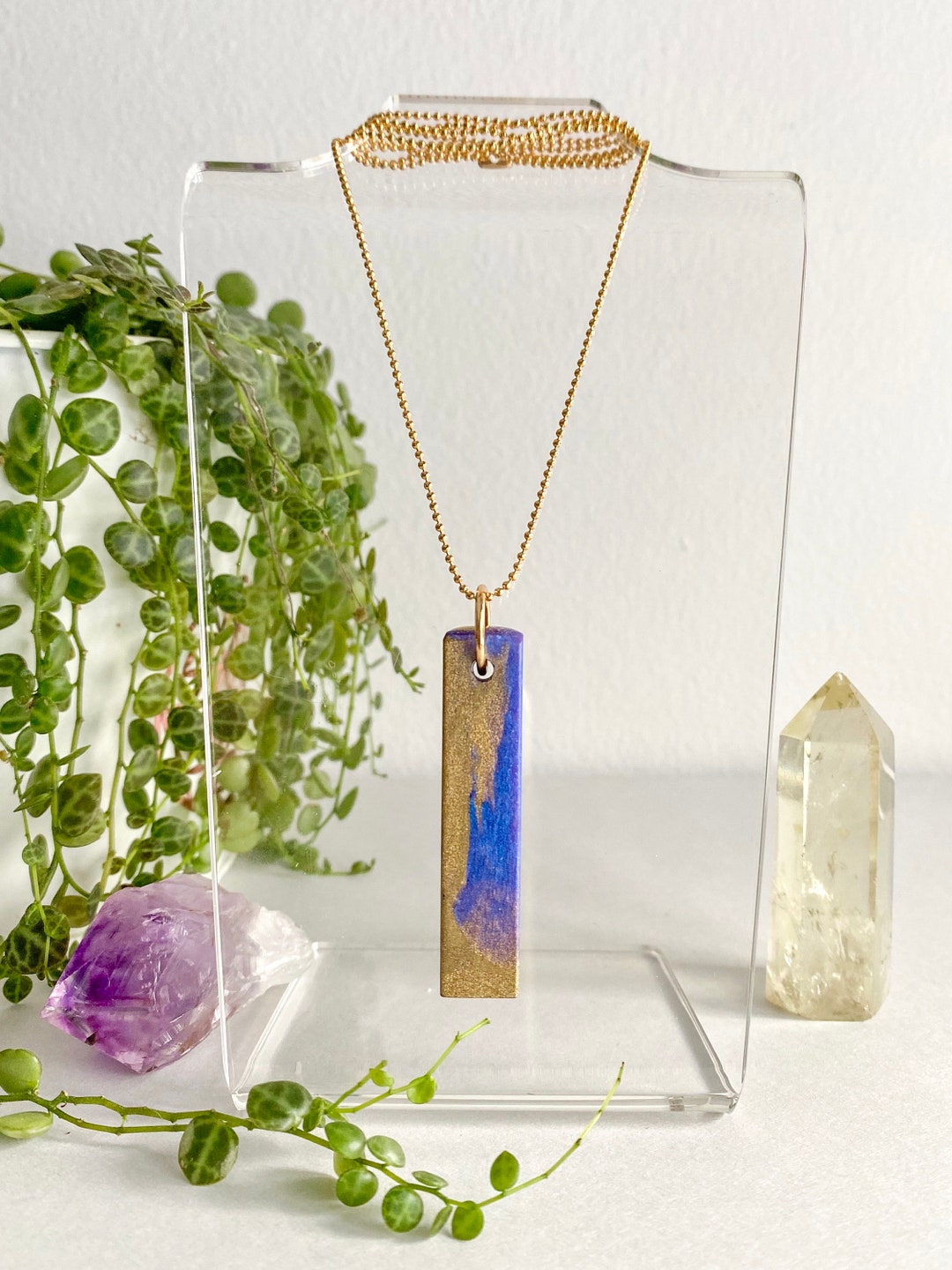 I Am Peace & Prosperity EMF Shield Minimalist Orgone Amulet ...