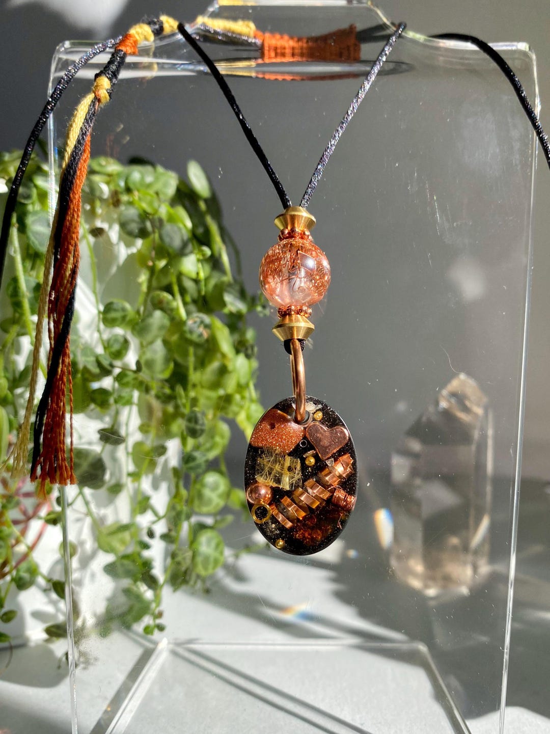 I Am Happiness EMF Shield Amulet Minimalist Orgonite EMF Protection ...