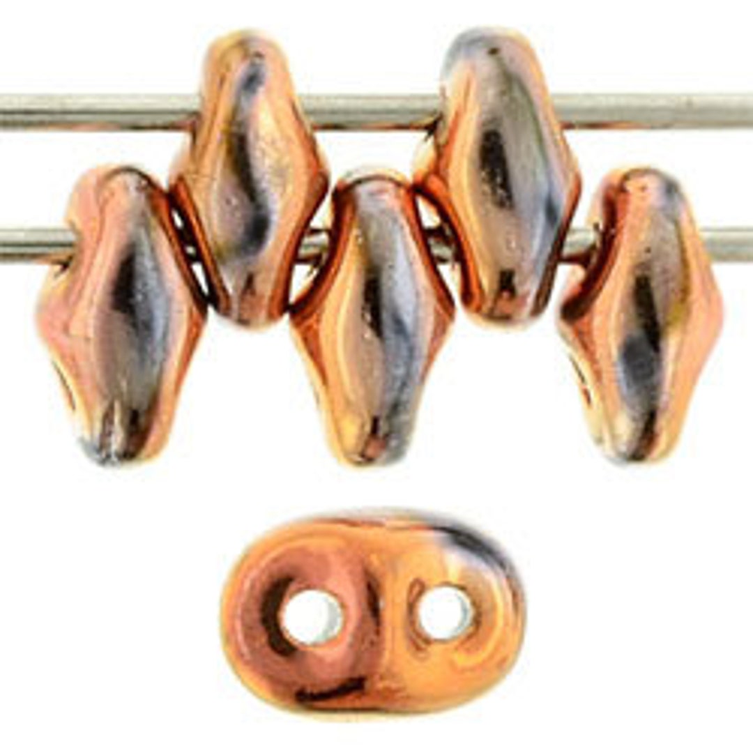 20 Gr Superduo Czech Beads 2/5mm Color Jet Full Capri Gold 364-25 ...