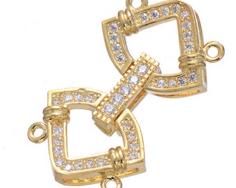 2 Strand Clasp - Etsy