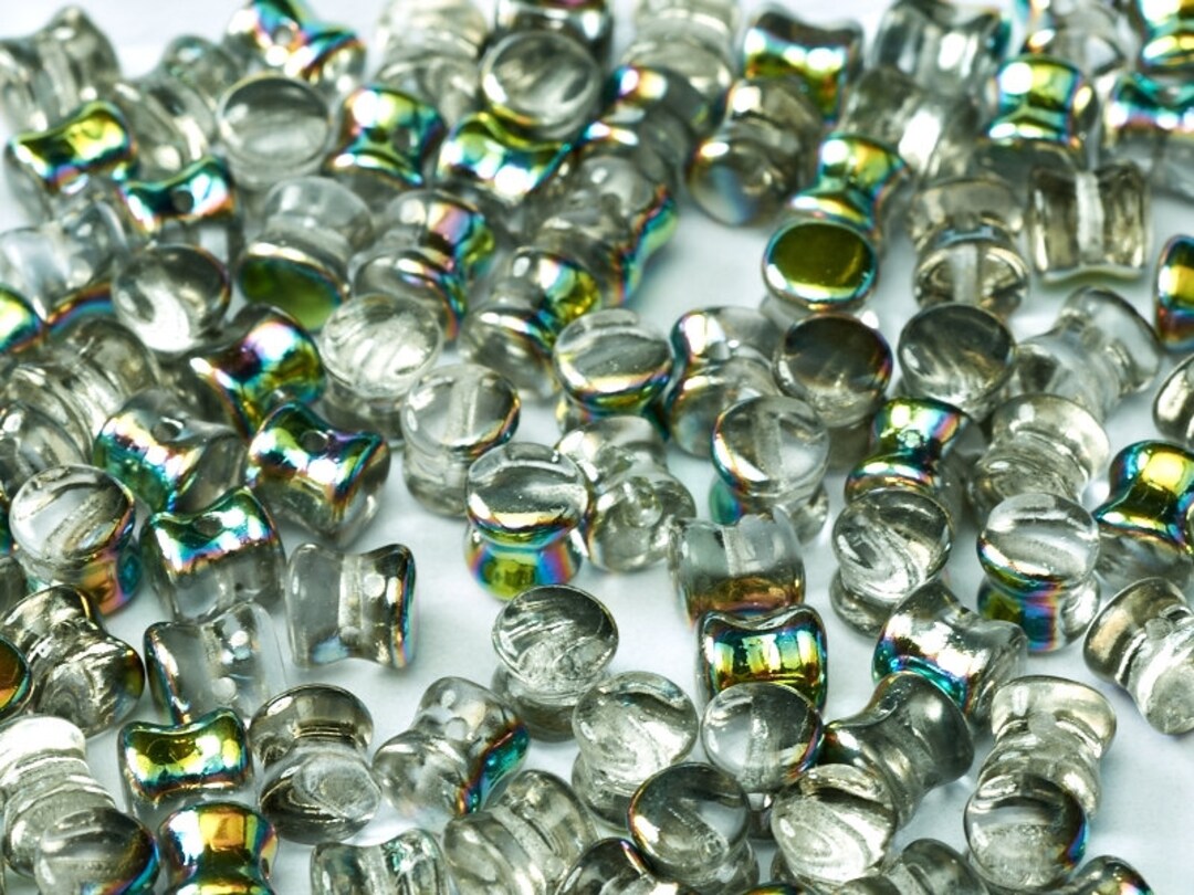 50 pcs Diabolo Shape Perles 4x6mm 28101 Crystal Vitrail - Etsy France