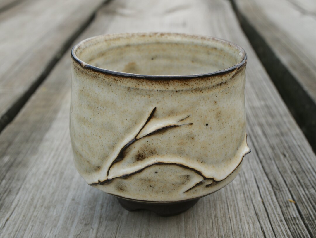 Wabi Sabi Tea Bowl. Yunomi Tea Cup. Hand Craft Pottery. Ceramic Tea ...