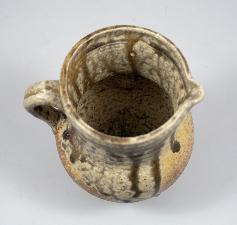 Small Jug, Pottery Pitcher, Woodfired Ash Glazed Ceramic Pitcher by ...