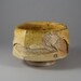 Yellow Gold Chawan, Ash Glazed Tea Bowl for Japanese Tea Ceremony ...