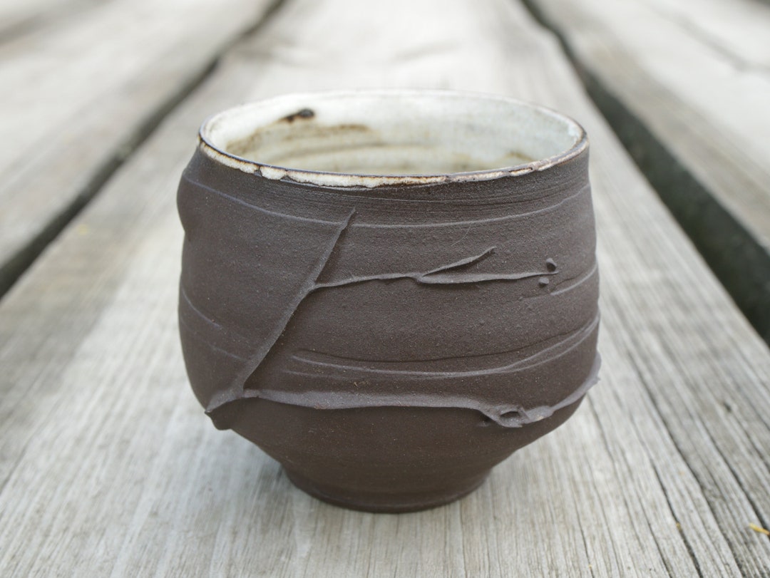 Wabi Sabi Tea Bowl. Black Tea Bowl “early Spring". Drinking Tumbler ...