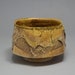 Yellow Gold Chawan, Ash Glazed Tea Bowl for Japanese Tea Ceremony ...