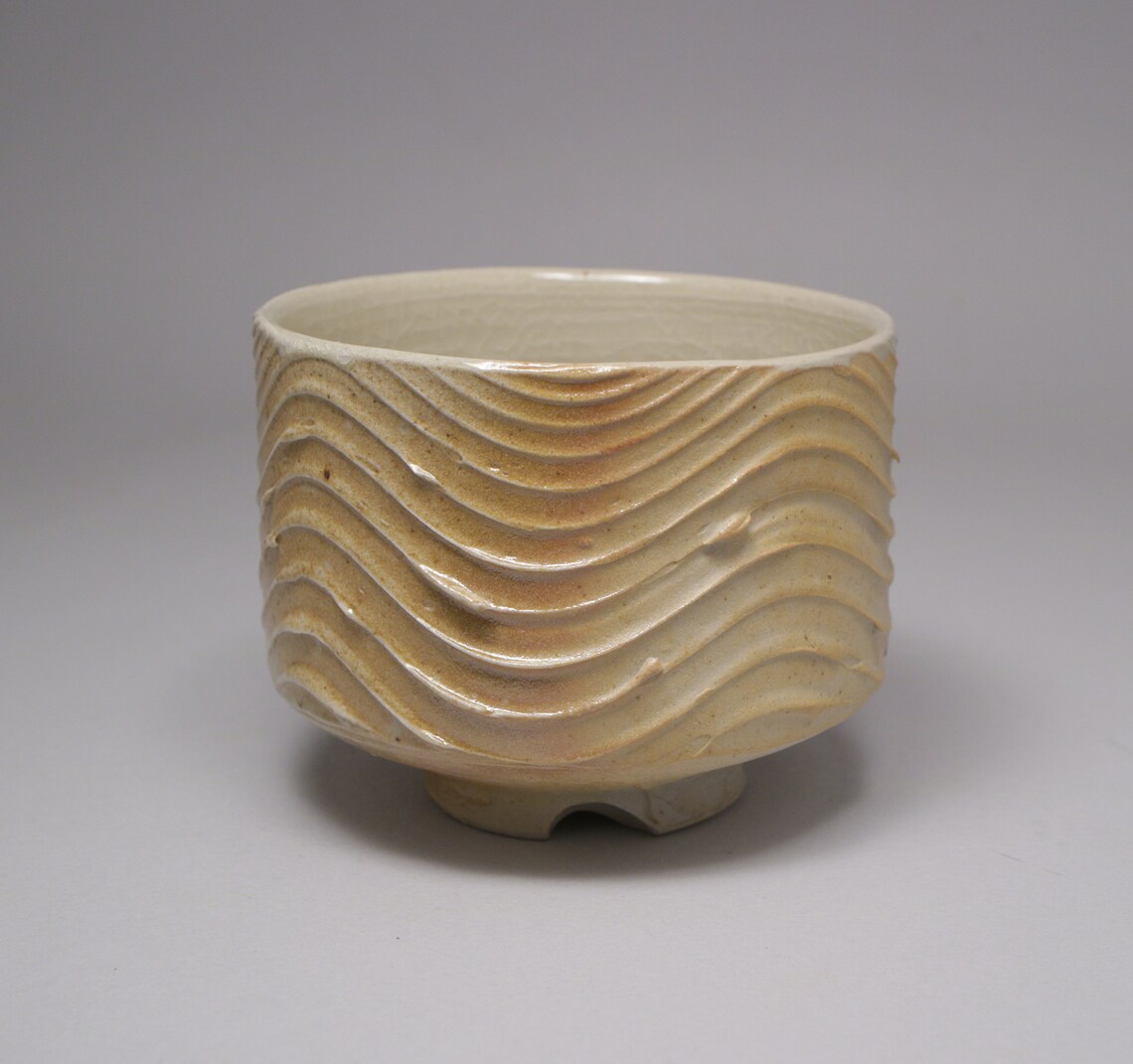 Wood-fired Chawan dune by Paul Fryman - Etsy
