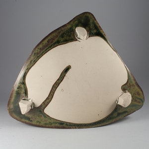 Wood Fired Ceramic Platter, Plate, Pottery Dish, Handbuilt for Serving ...