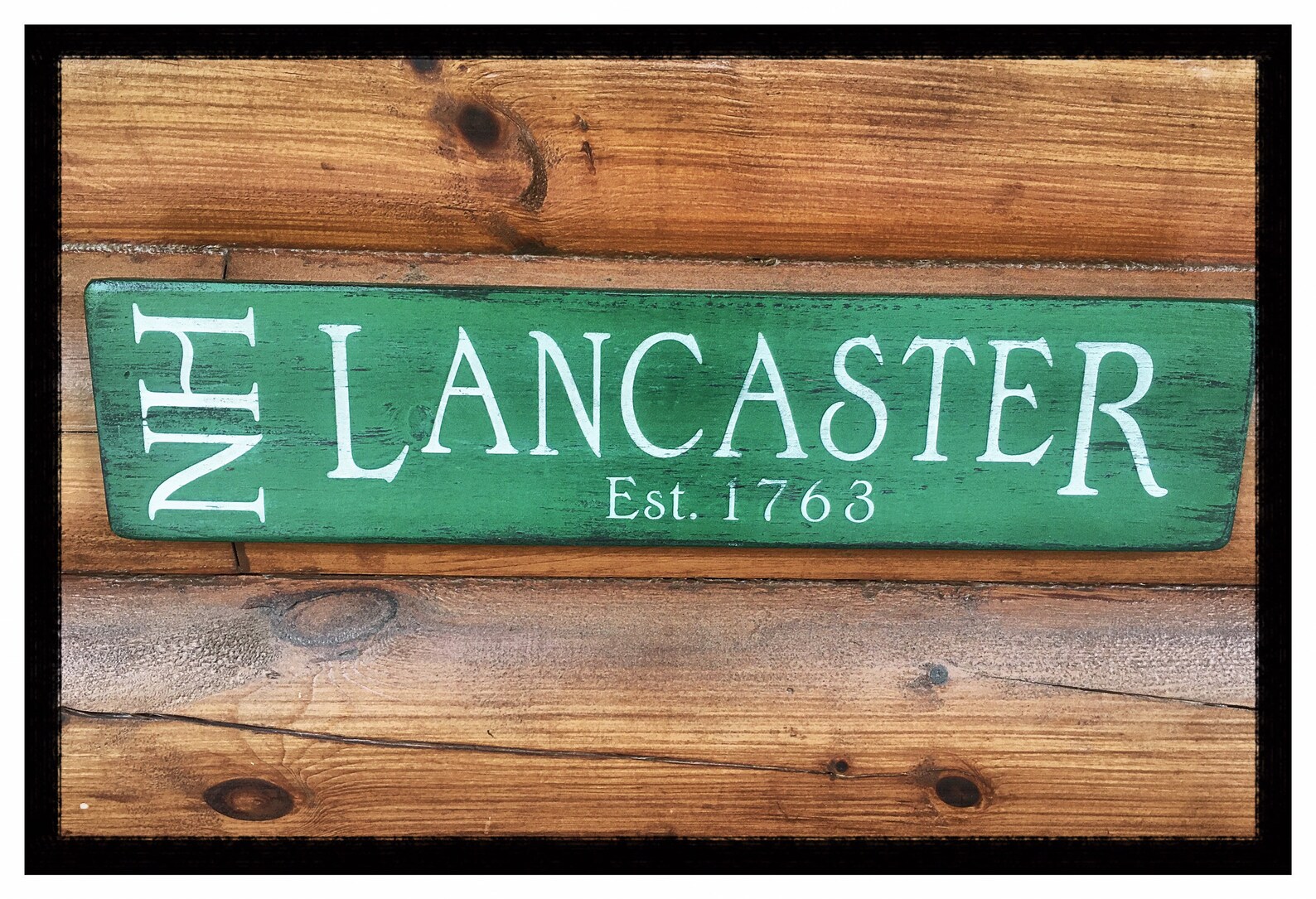 Lancaster NH Painted Sign L Lancaster NH Wooden Sign L Lancaster NH ...