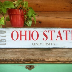 Ohio State University Handpainted Sign - Etsy