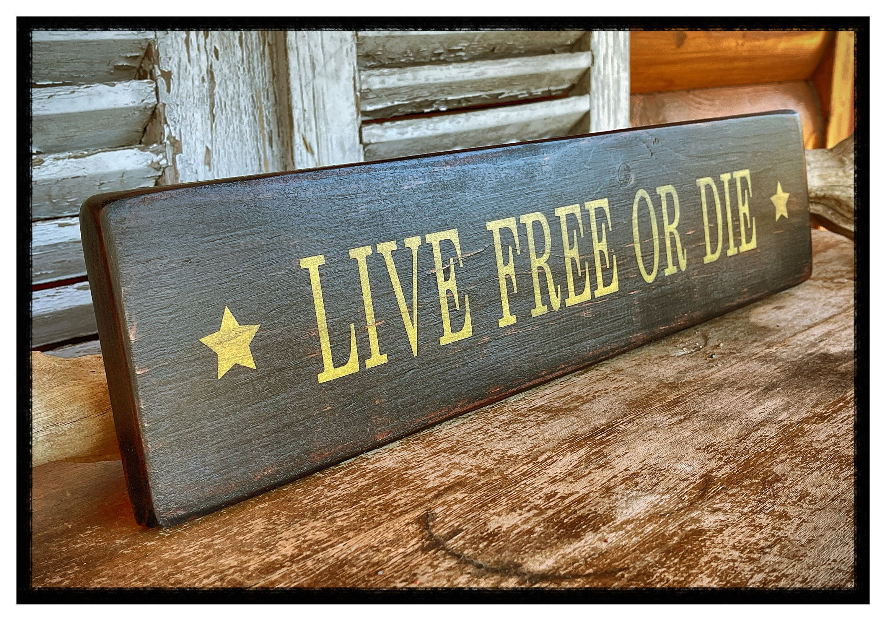 Live Free or Die Sign L NH Sign L Live Free or Die Wooden Sign - Etsy