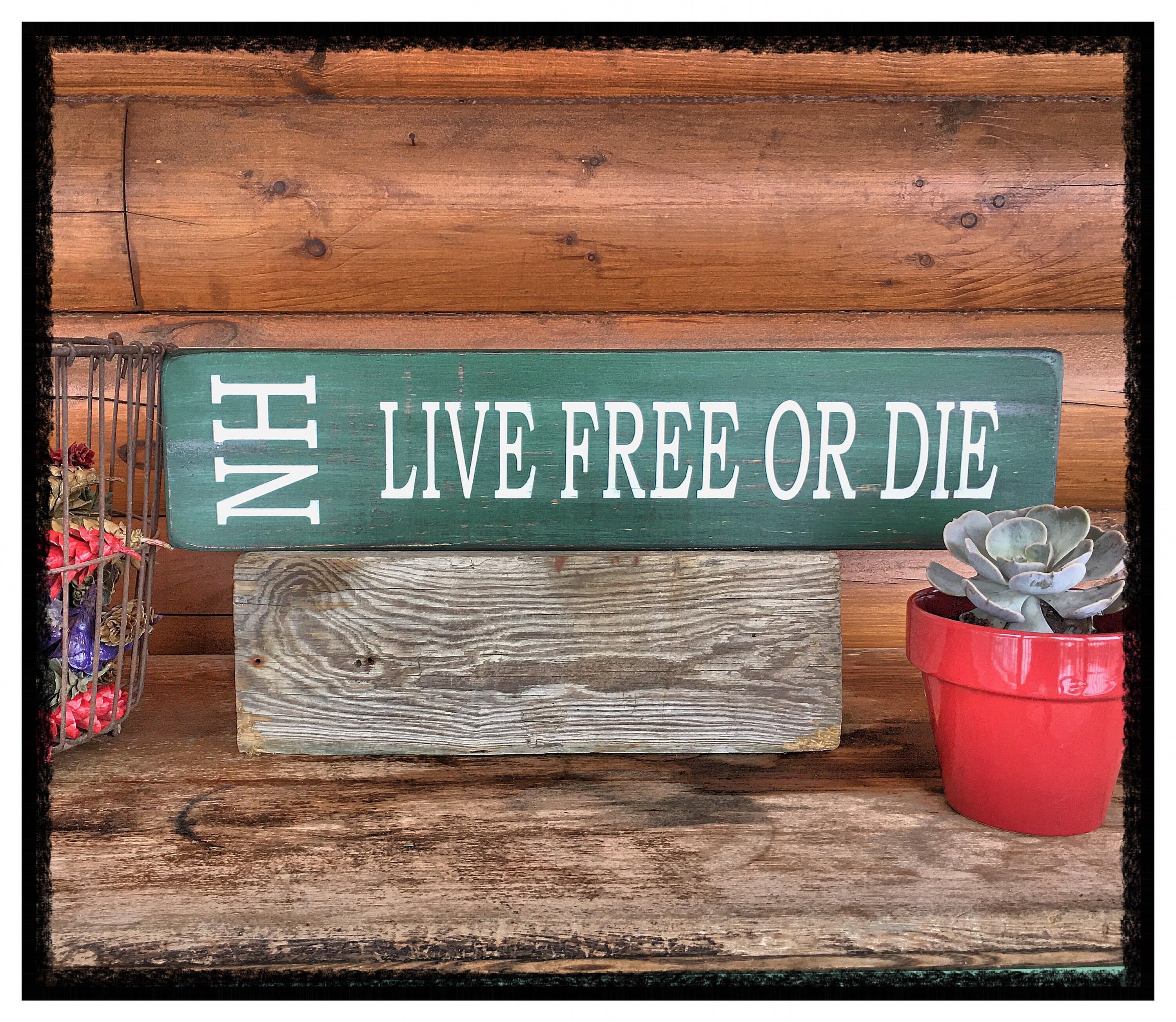 Live Free or Die Sign L NH Sign L Live Free or Die Wooden Sign - Etsy