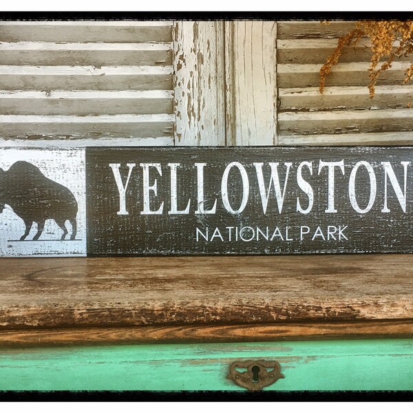 Yellowstone Sign - Etsy