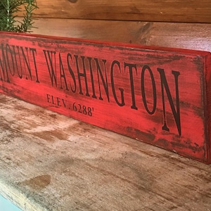 Mount Washington Handpainted Sign - Etsy
