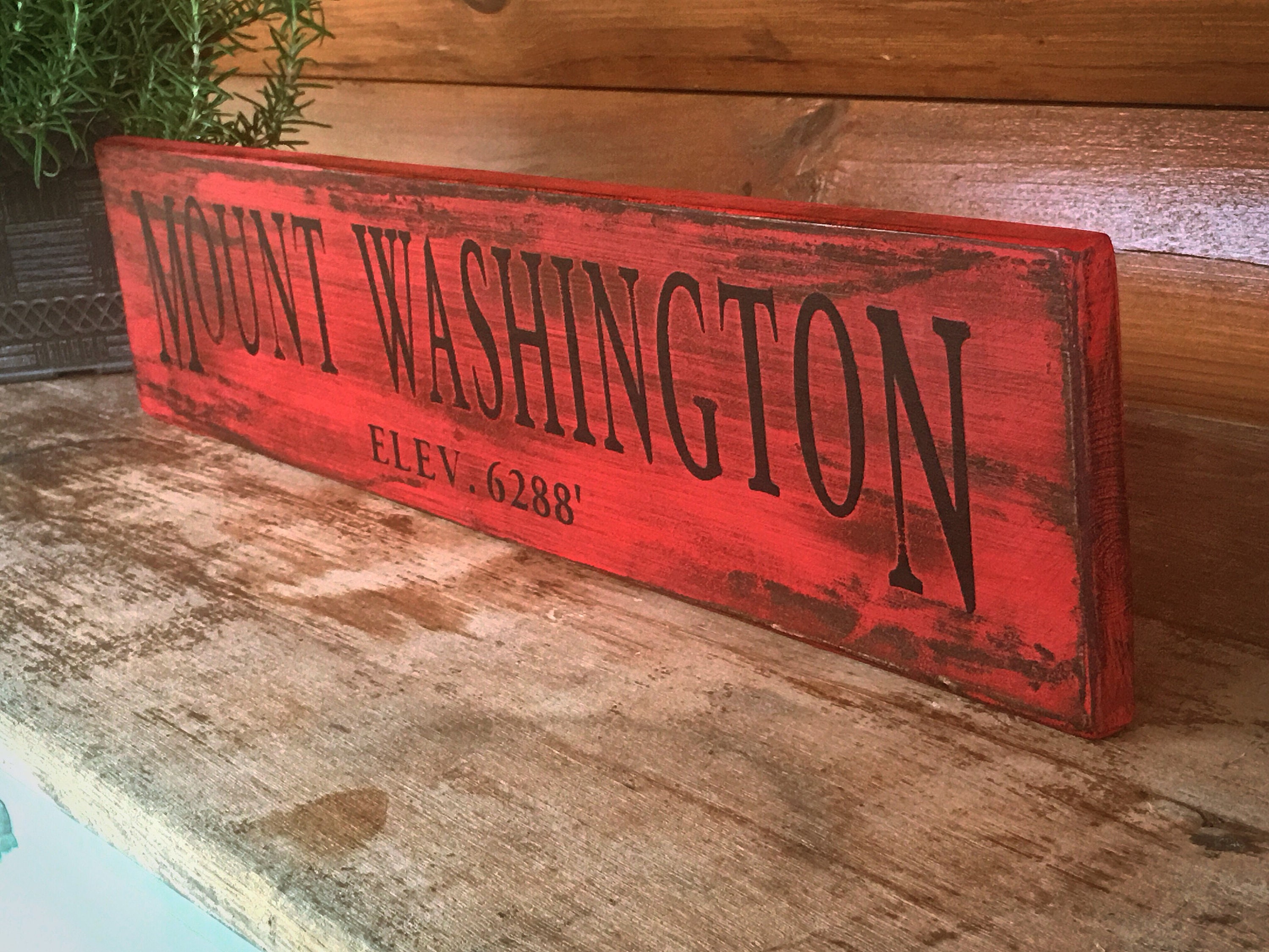 Mount Washington Handpainted Sign - Etsy India