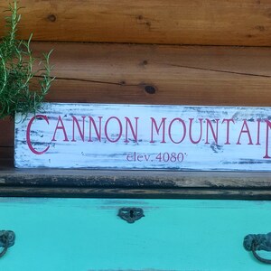Cannon Mountain Sign - Etsy