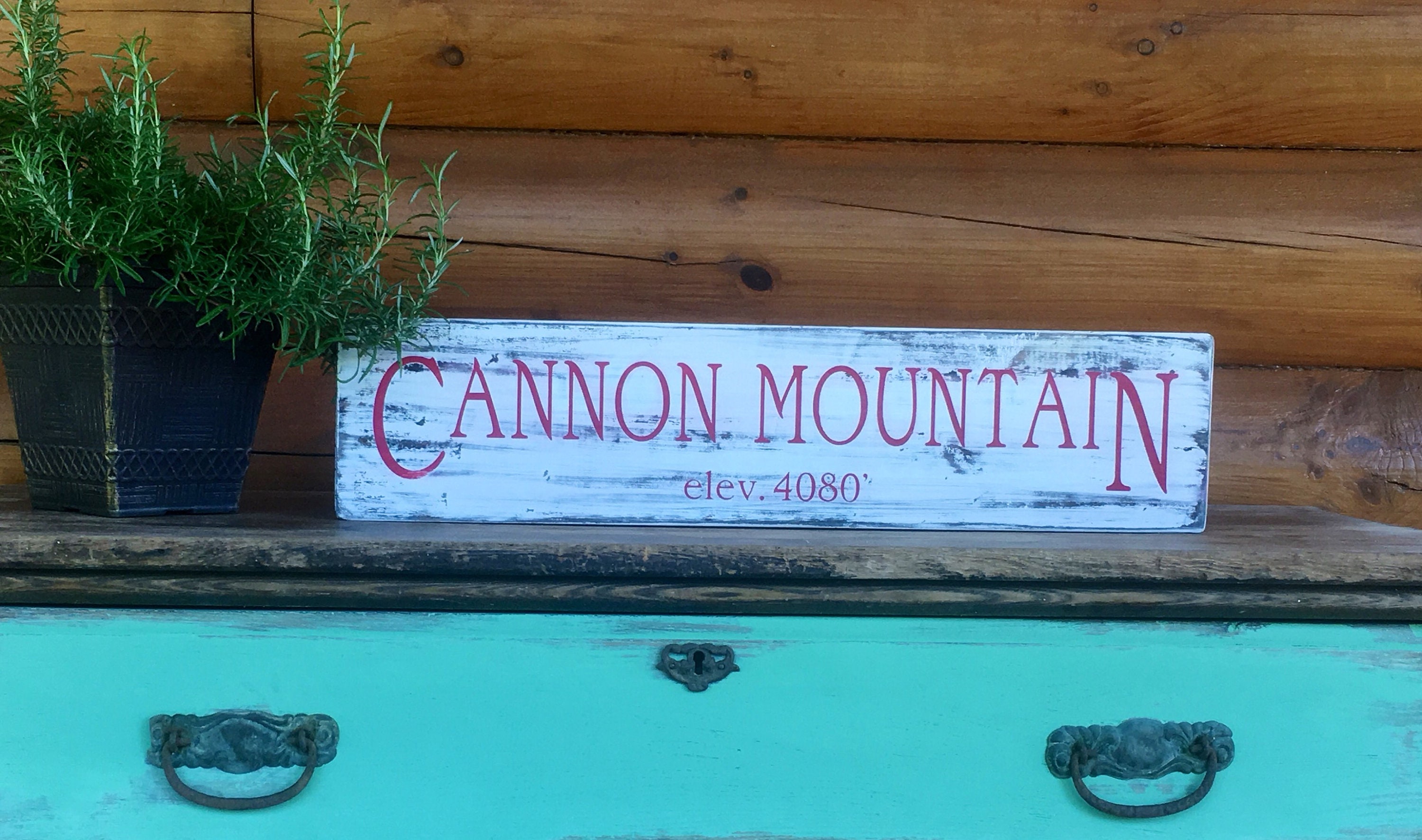 Cannon Mountain Sign - Etsy