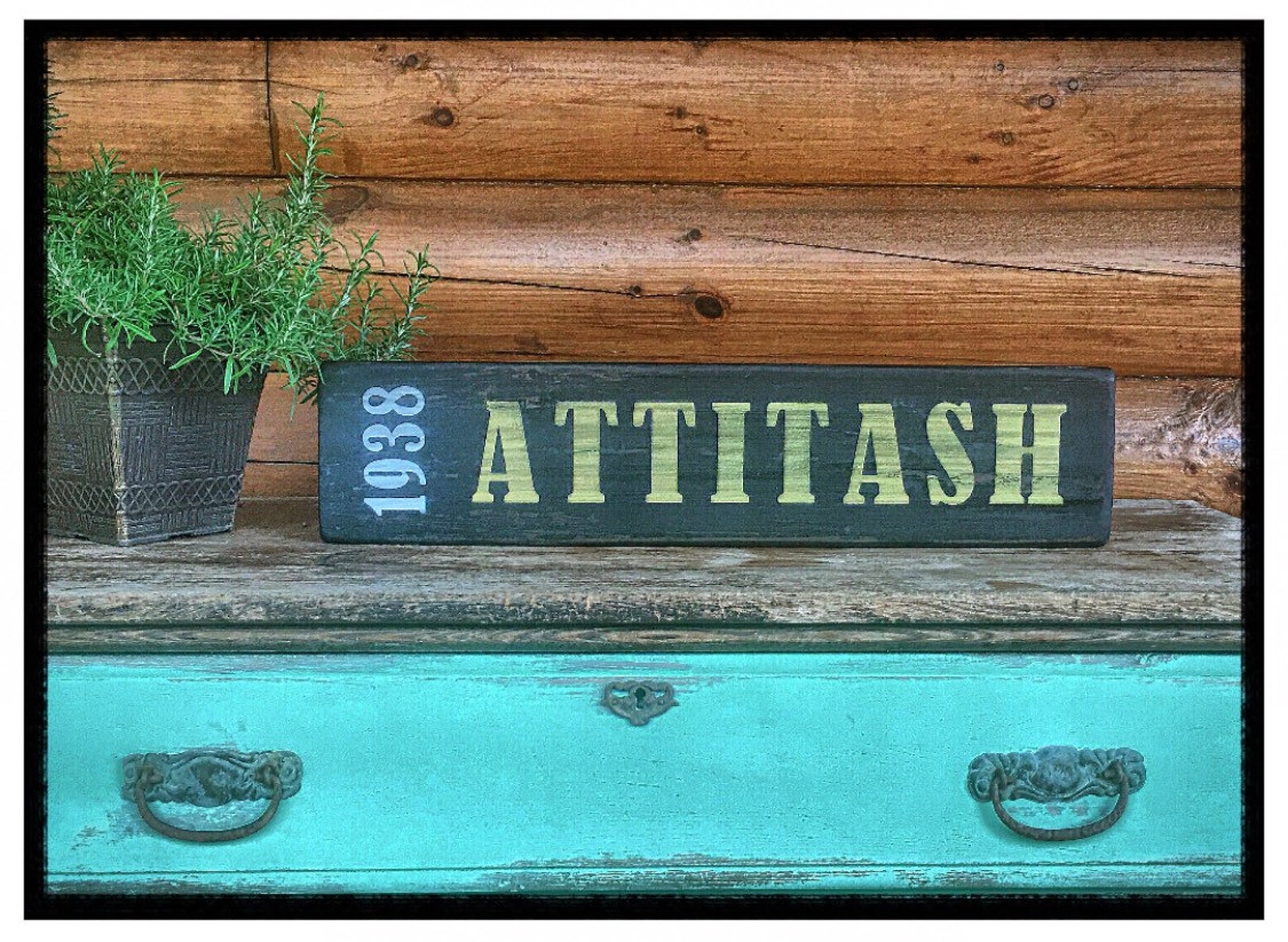 Attitash Sign L Attitash Painted Sign L NH Ski Resorts L Attitash Ski ...