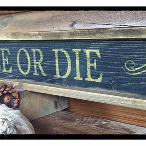 Live Free or Die Sign L NH Sign L Live Free or Die Painted Sign Live ...