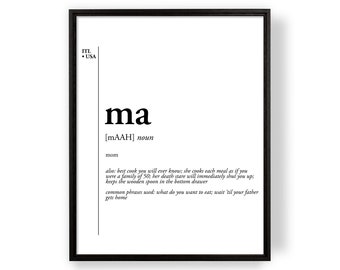 Wackado Definition Italian Slang Funny Print Funny Quotes | Etsy