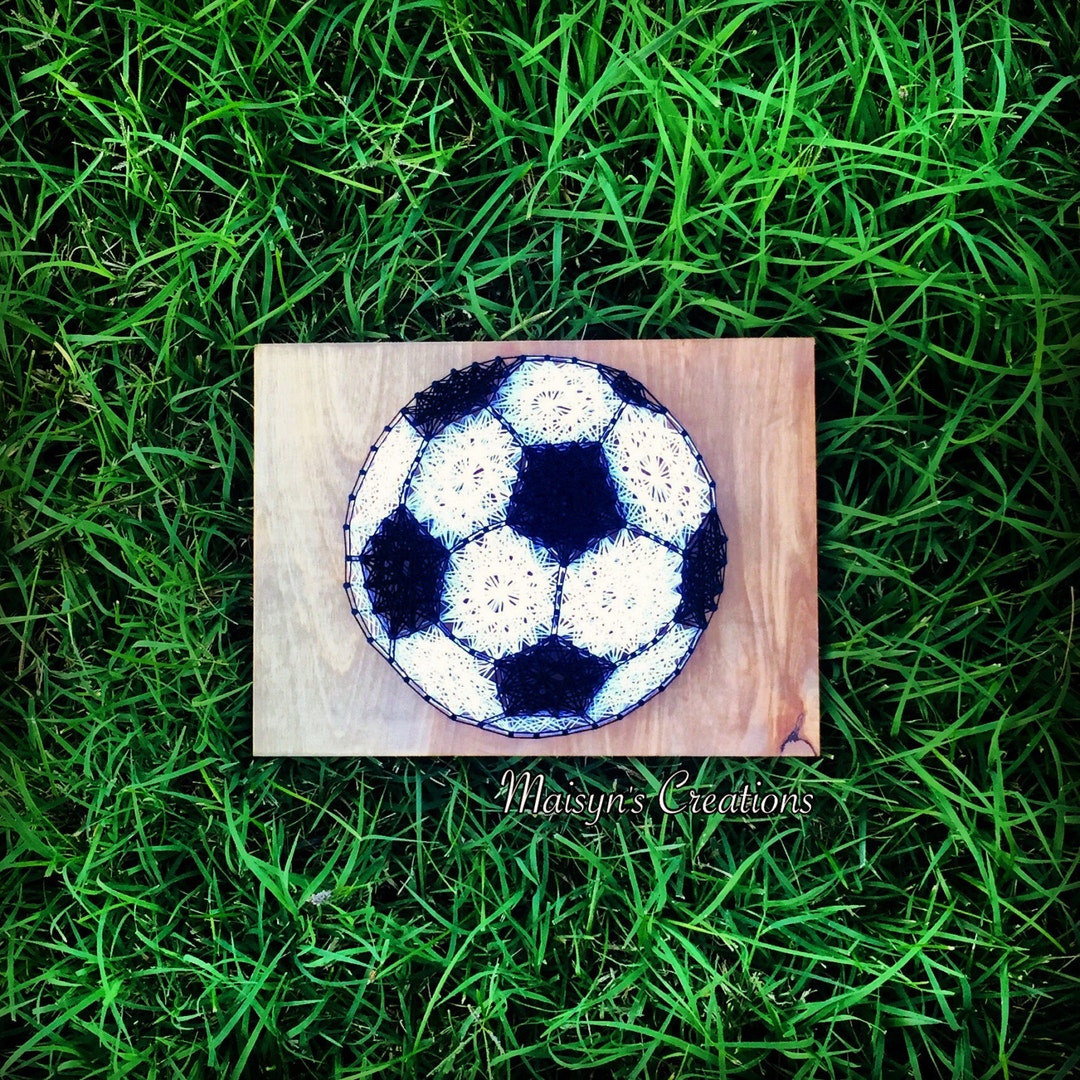 Soccer Ball String Art MADE TO ORDER - Etsy