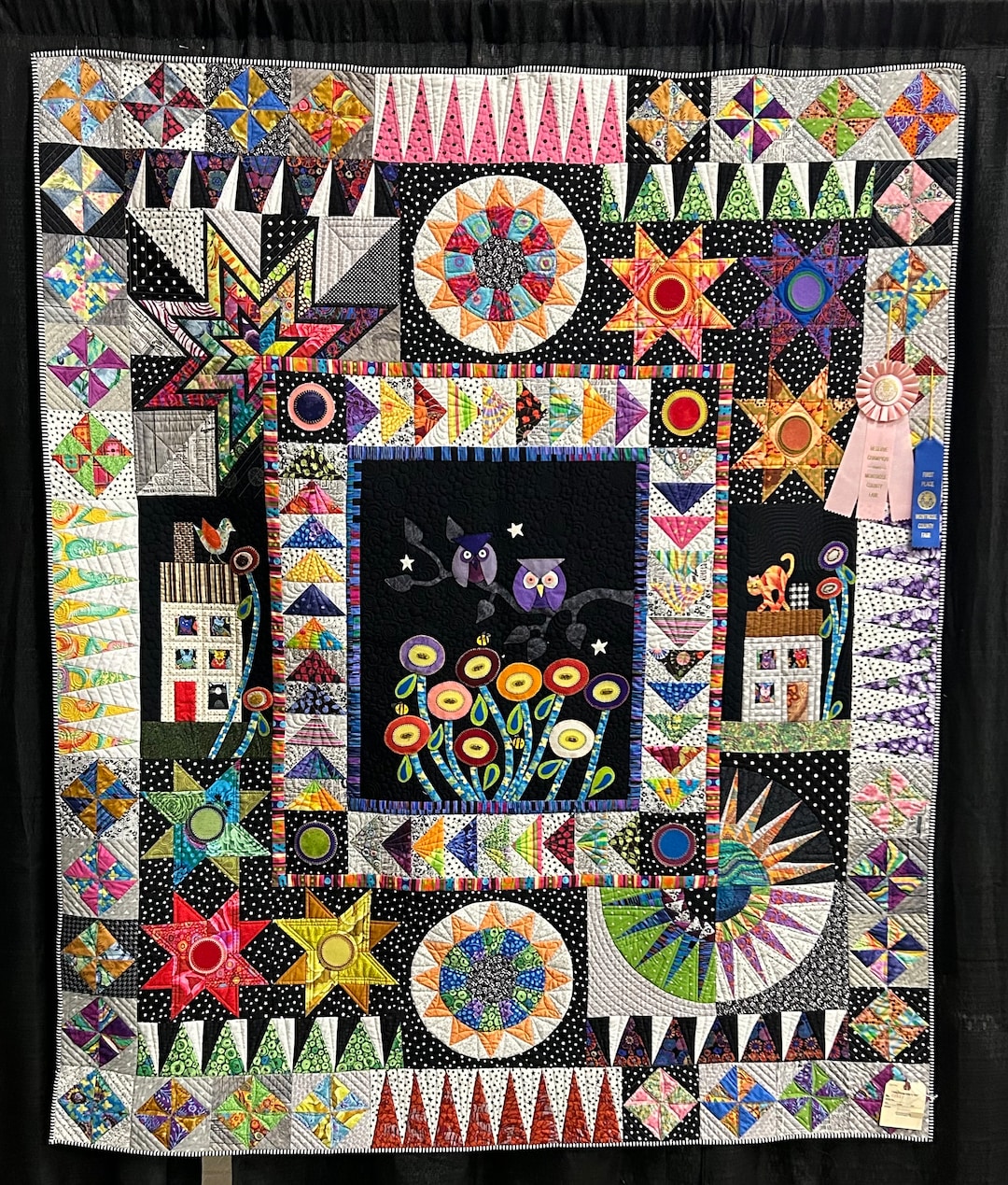 Urban Owls Quilt - Etsy