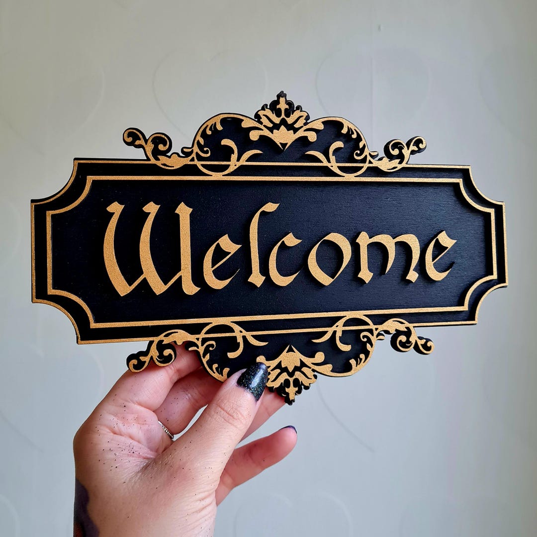 Gothic Door Plaques - Etsy