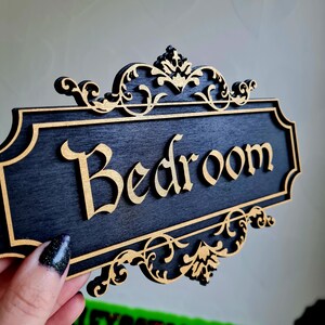 Gothic Door Plaques - Etsy