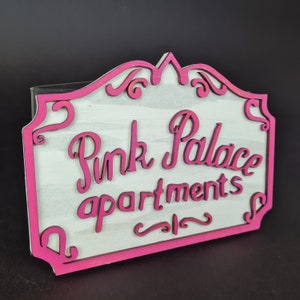 Pink Palace Plaque - Etsy