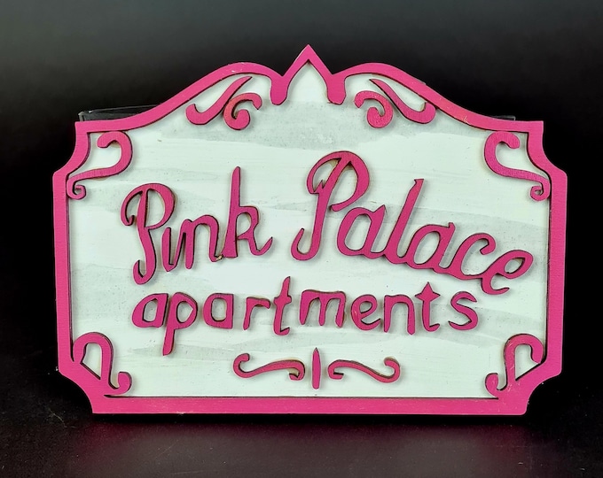 Pink Palace Plaque - Etsy