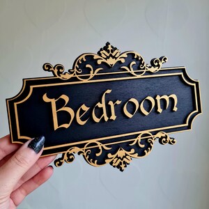 Gothic Door Plaques - Etsy