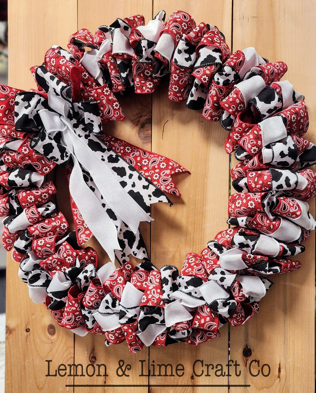 Call Me A Cowgirl, Cowprint Wreath, Farm Wreath, Farmhouse Wreath ...