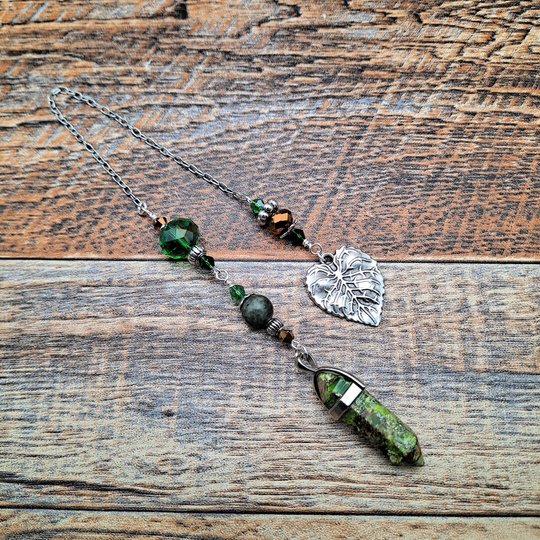 Norse Gerd Goddess of Gardens and Earth Crystal Pendulum, Dowsing ...