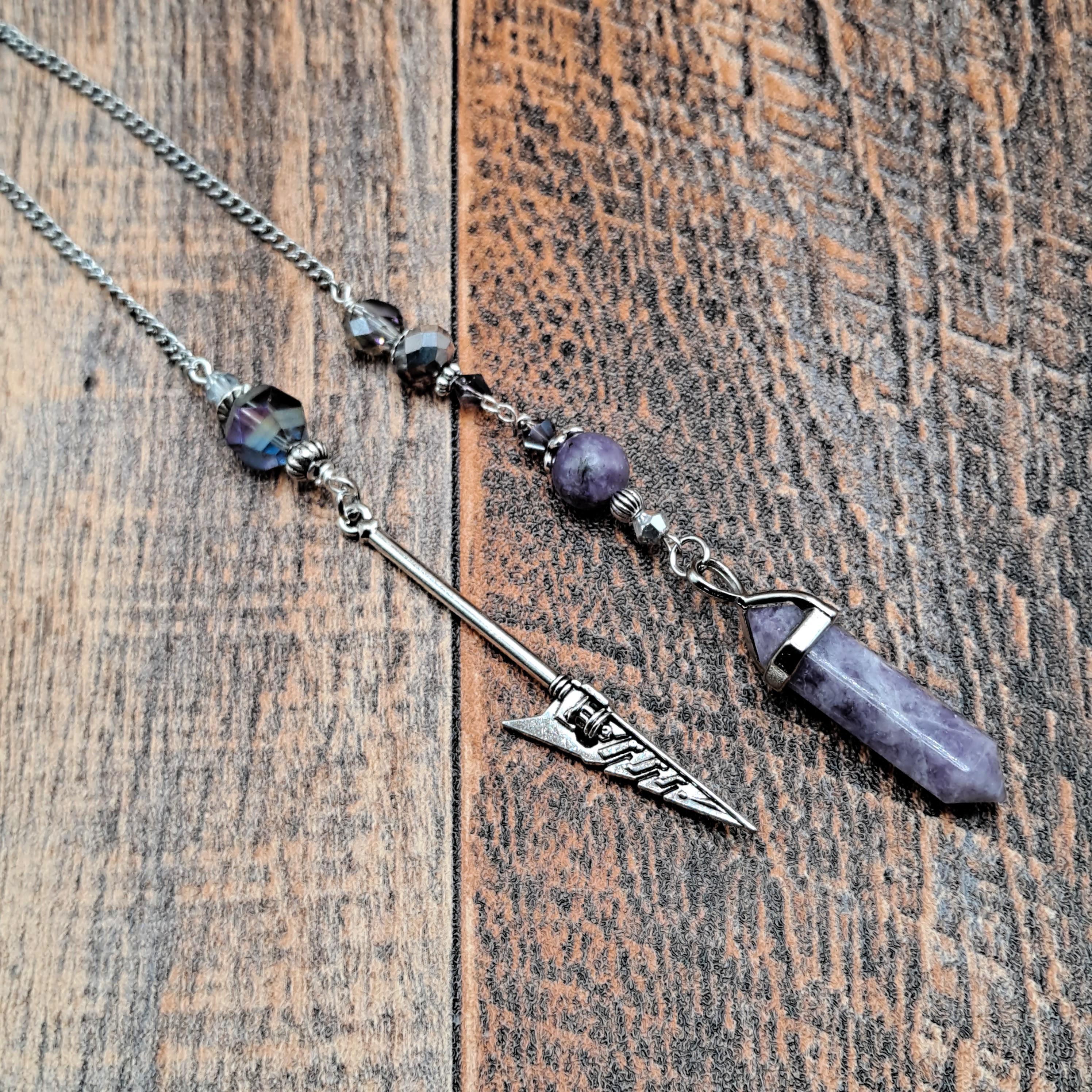 Norse Freya Goddess of Love and War Crystal Pendulum, Dowsing ...