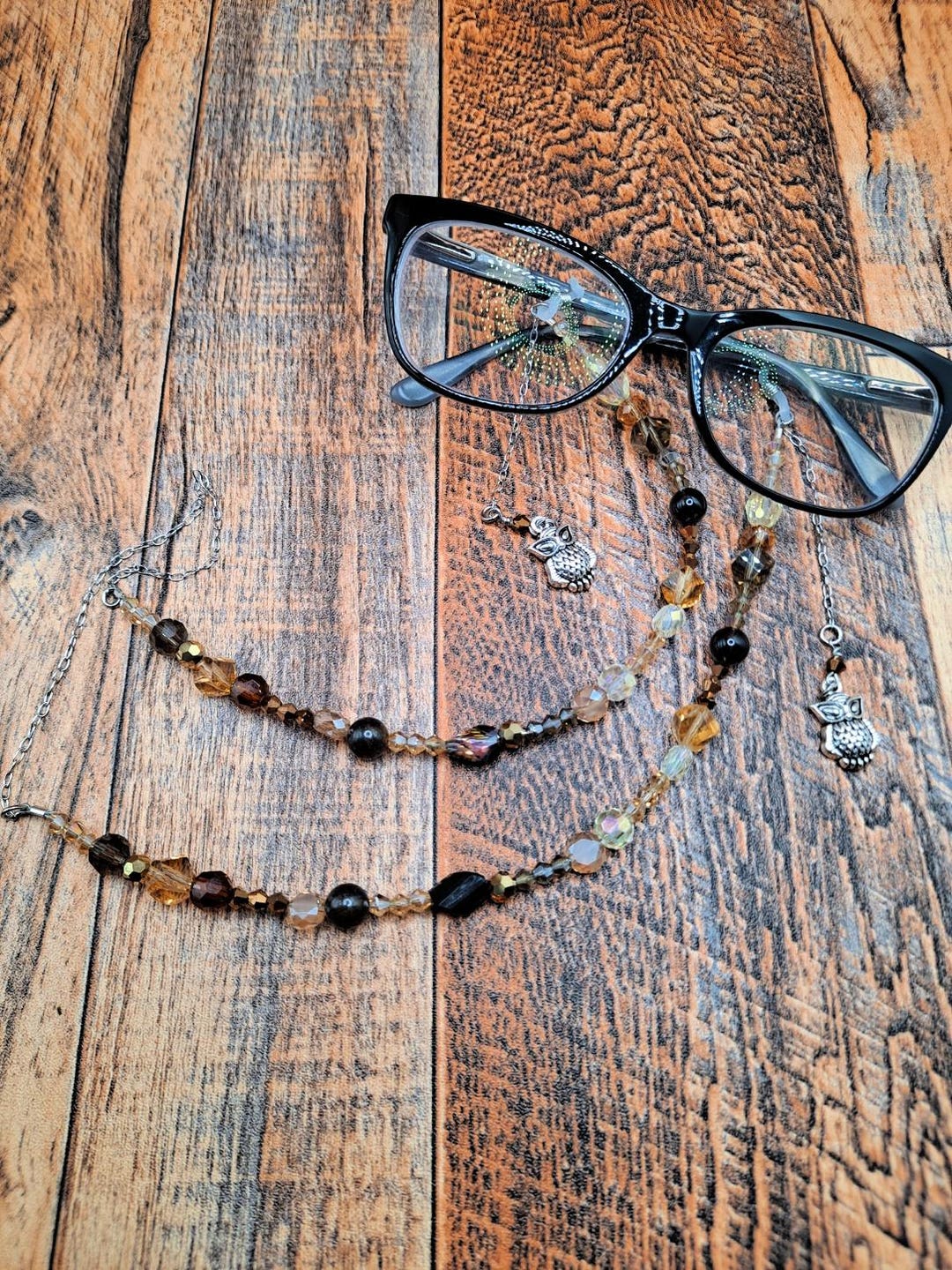 Greek Athena Goddess of Wisdom Eye Glasses Chain, Necklace, Pagan ...