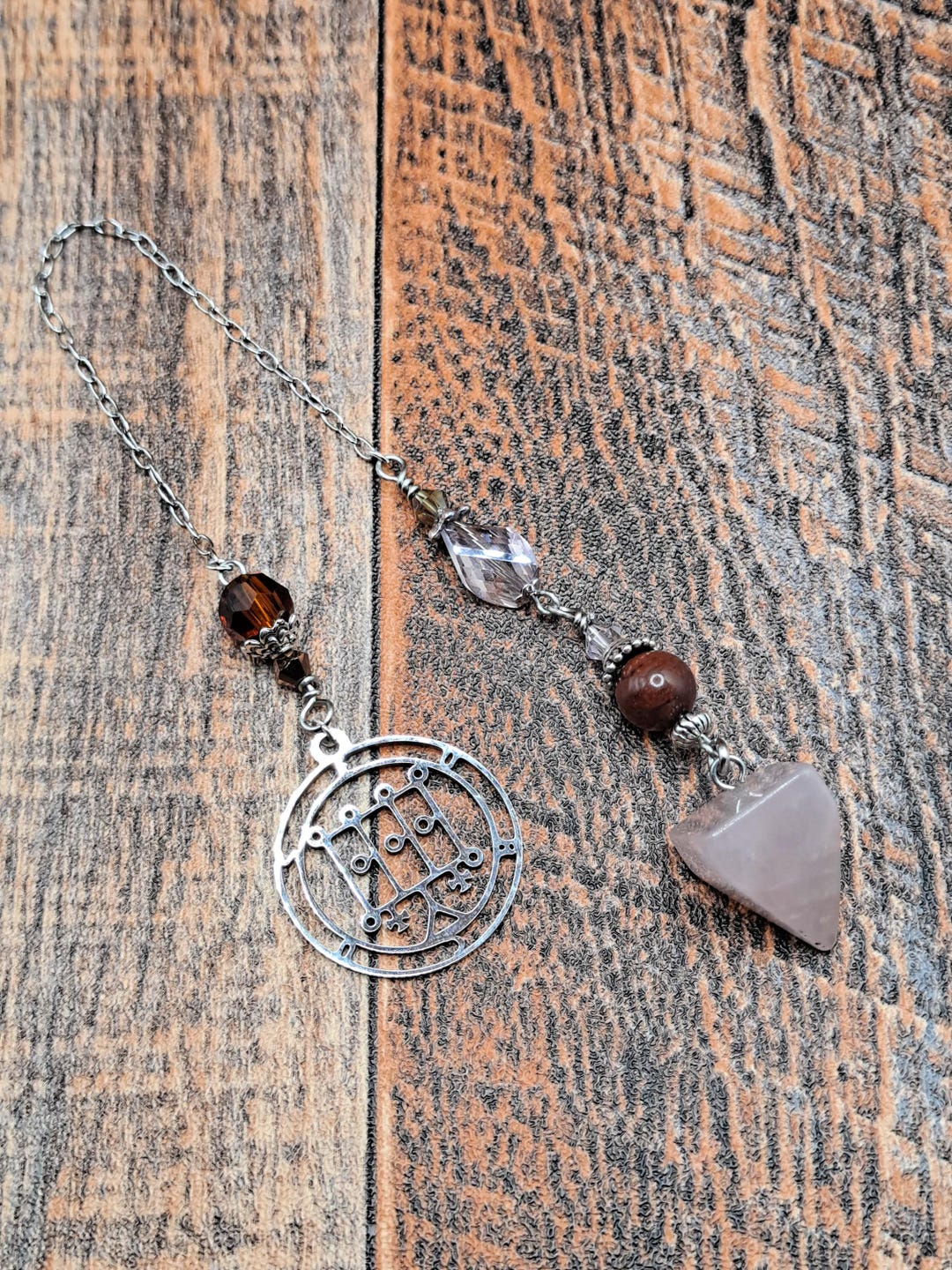 Ars Goetia Grimoire Demon Furcas Crystal Pendulum, Dowsing, Divination ...