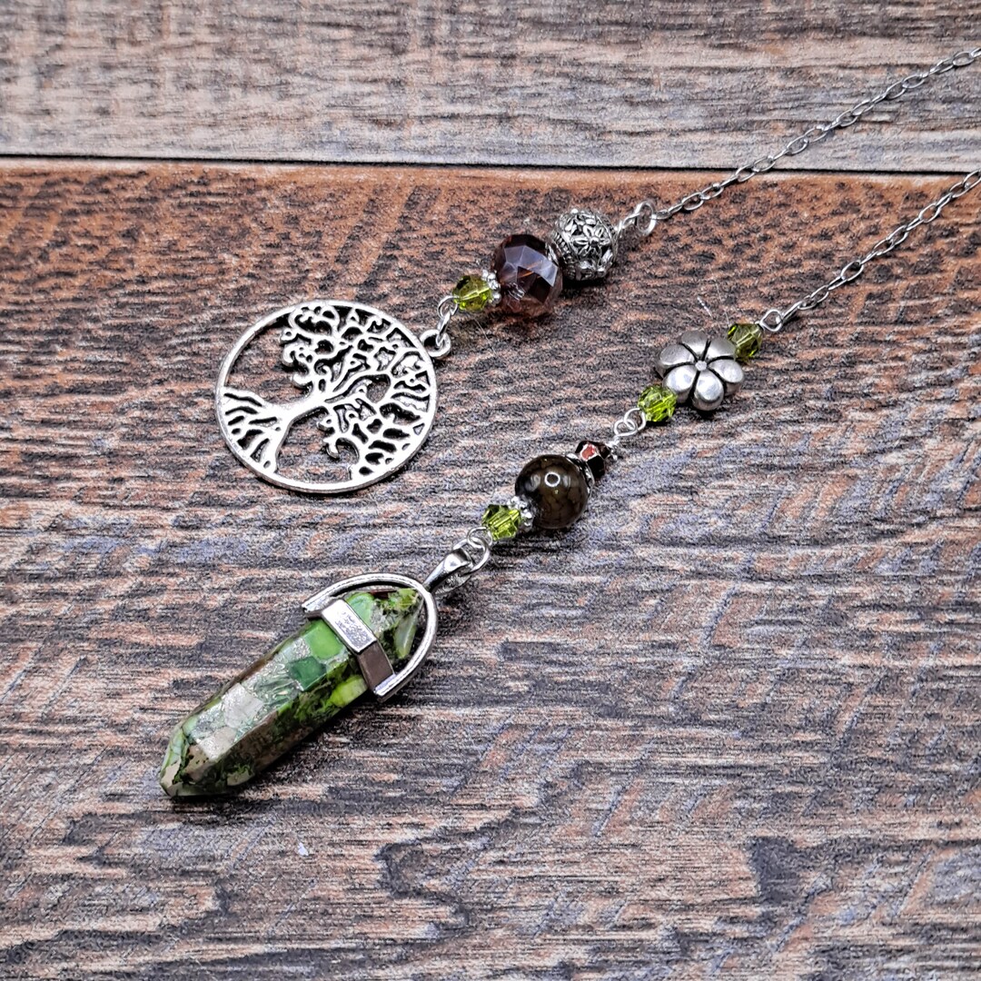 Norse Nerthus Goddess of Fertility Crystal Pendulum, Dowsing ...