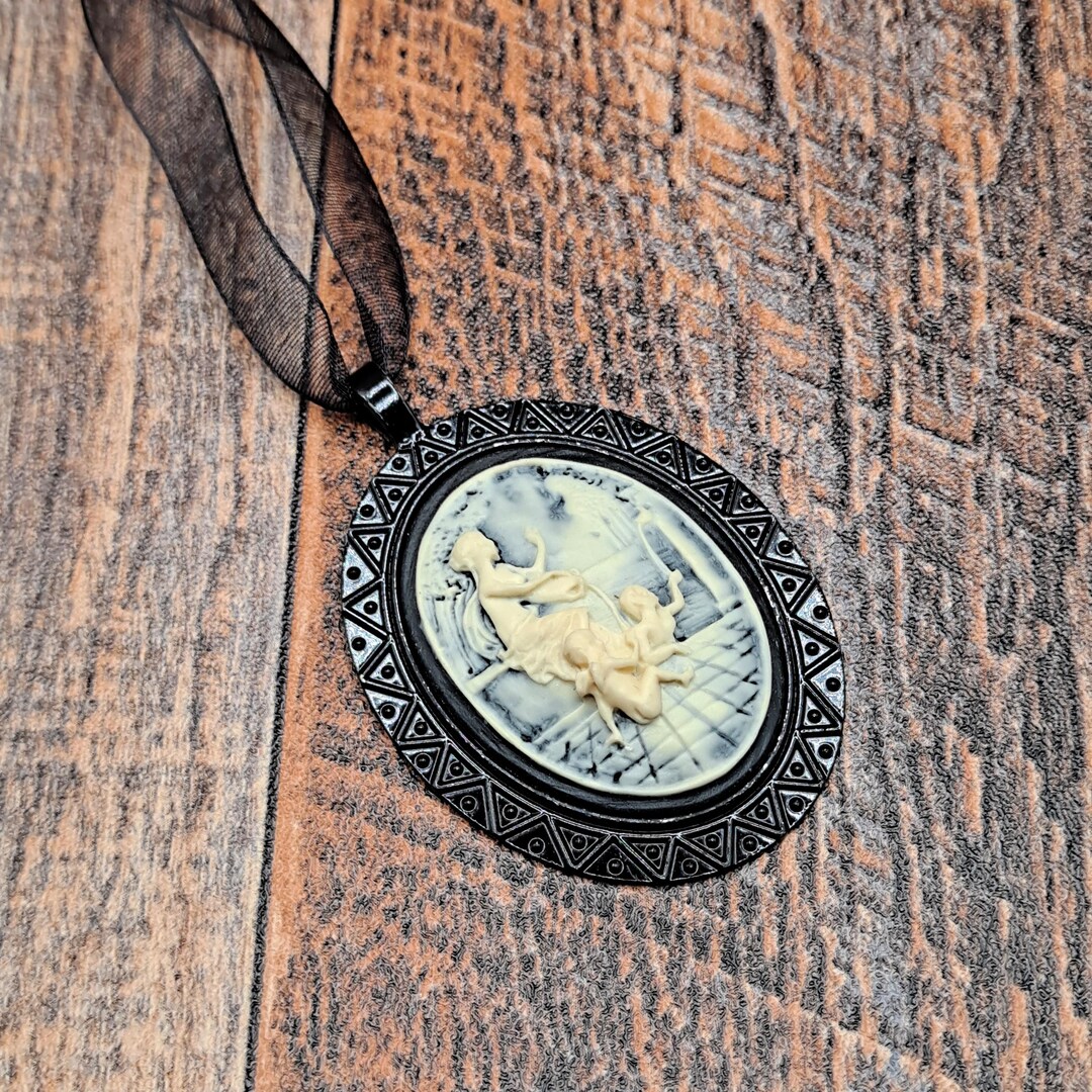 Gothic Vintage Cameo Aphrodite Ornament, Winter Solstice, Pagan, Wiccan ...