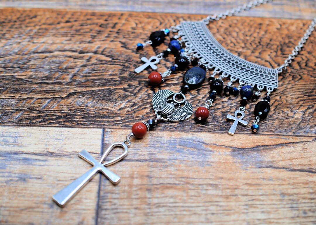 Witch of Egypt Priestess Carcanet, Ritual Necklace, Pagan, Wiccan ...