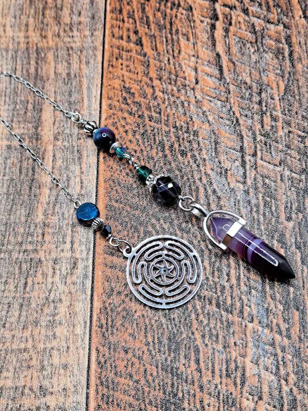 Greek Hekate Goddess of Witchcraft Crystal Pendulum, Dowsing ...